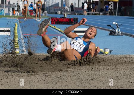 Ottavia Cestonaro of Italy competes in the Women's Triple Jump Final ...