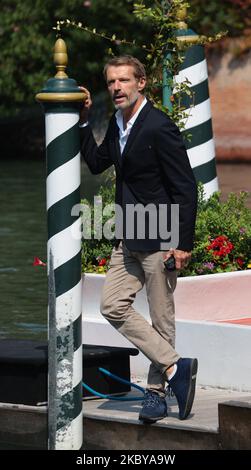 Lambert Wilson is seen arriving at the Excelsior during the 77th Venice ...