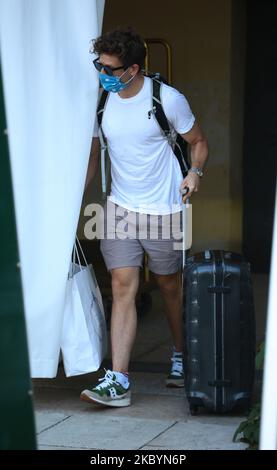 James Norton is seen arriving at the Excelsior during the 77th Venice ...