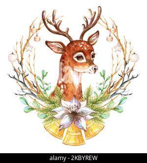 illustration design of Christmas celebration cards Stock Photo - Alamy