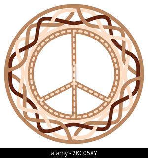 Pacific decorated with Scandinavian patterns. Beige fashion design ...