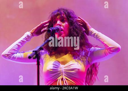 The singer Daniela Costas, (dani) during her performance at the ...