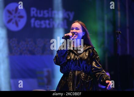 Kristina Pelakova, professionally known as Kristína, a Slovak singer ...