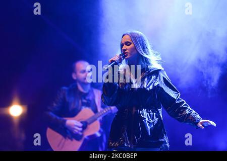 Kristina Pelakova, professionally known as Kristína, a Slovak singer ...