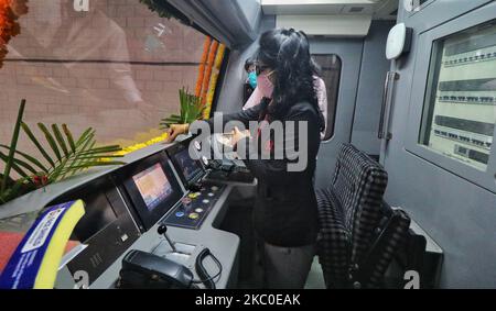 Employees during the inauguration of the newly constructed and ...
