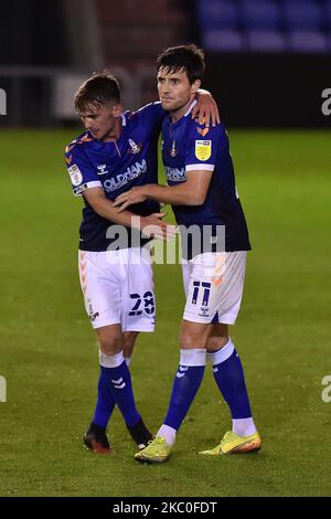 Oldham's Ben Hough during the EFL Trophy match between Oldham Athletic ...