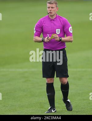Match referee Samuel Barrott during the Carabao Cup Quarter Final match ...