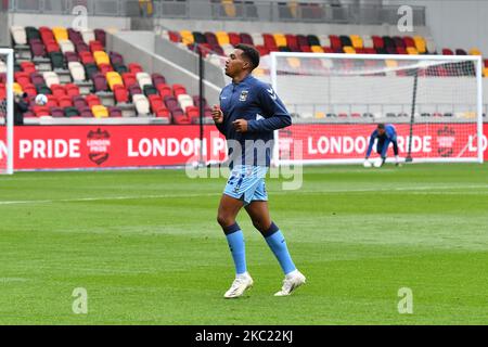 Sam McCallum of Sheffield United in action during the Sky Bet ...