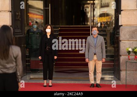 Isabel Diaz Ayuso, Jose Luis Martinez-Almeida, Carlos Sainz and Carlos ...