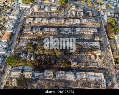 An Aerial view of the migrant camps on McCalla Field. Subject Operation ...