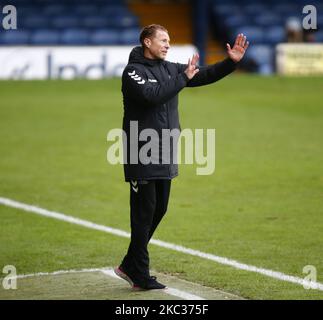 Mark Molesley manager of Southend United during Sky Bet League Two ...