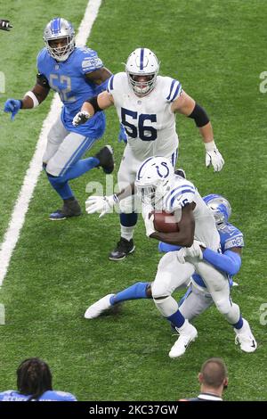 Indianapolis Colts wide receiver Ashton Dulin (16) makes a catch before ...