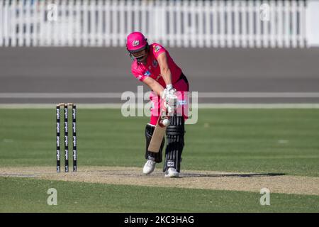Ashleigh Gardner of Australia bats during the ICC Women's T20 World Cup ...