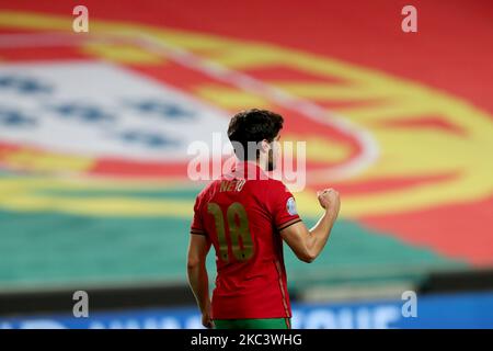 Pedro Neto of Portugal celebrates his goal 1-0 during the International ...