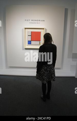 Piet Mondrian - Composition B (No II) with Red (1935 Stock Photo - Alamy