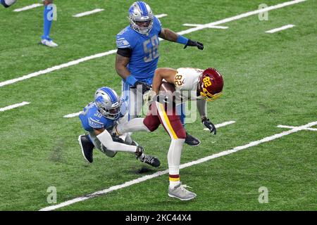 Washington Football Team cornerback Danny Johnson (36) runs during an ...