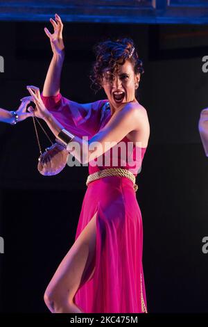 he actress Ana Turpin during the performance ‘La cresta de la ola’ at ...