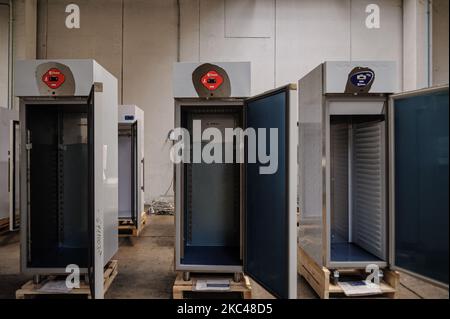 Refrigerators produced by the Italian company Desmon inside the ...