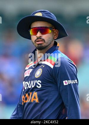 SHREYAS IYER of India,during Game 2 of the Australia vs India 2025/26 ...