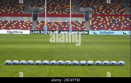 View of London Irish New Ground during Gallagher Premiership between ...