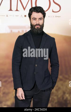Actor Javier Rey attends the photocall of the movie La Mujer Dormida in ...
