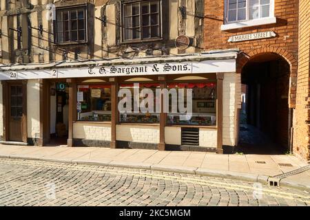 Old shop in Uttoxeter, Staffordshire, UK Stock Photo - Alamy