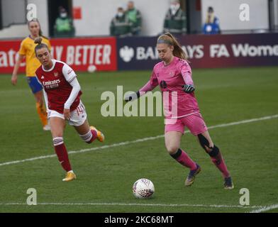 Sandy MacIver of Everton Women during the The FA Womenâ€™s Super League ...