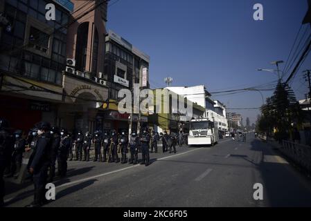 Nepal Police security guards around as a Royal Family Member, Sheikh ...