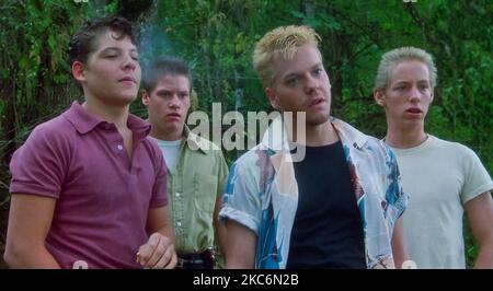 GREGG,SIEMASZKO,SUTHERLAND, STAND BY ME, 1986 Stock Photo - Alamy