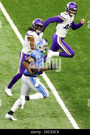 Minnesota Vikings linebacker Troy Dye (45) in action during the first ...