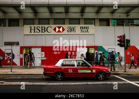HSBC Bank in Mongkok, Kowloon, Hong Kong, January 2021 (Photo by Tommy ...