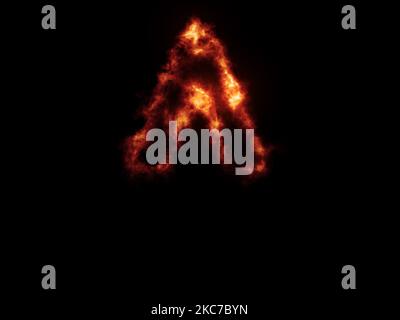 The "conjunction operator" symbol in red flames on a dark background ...
