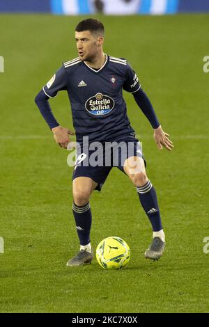 Aaron Marin of Real Club Celta de Vigo during the La Liga Santander ...