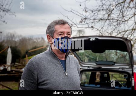 The new owner of Pisa Sporting Club, Alexander Knaster for the first ...