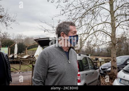 The new owner of Pisa Sporting Club, Alexander Knaster for the first ...