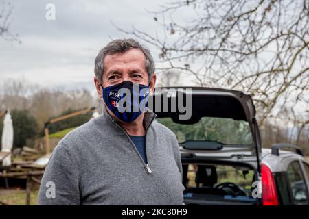 The new owner of Pisa Sporting Club, Alexander Knaster for the first ...