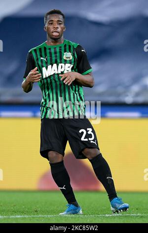 Olimpico Stadium, Rome, Italy - Junior Brumado of FC Midtjylland under ...