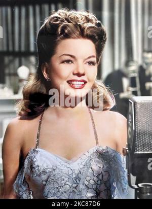 FRANCES LANGFORD 1913-2005) American singer and film actress in 1946 ...