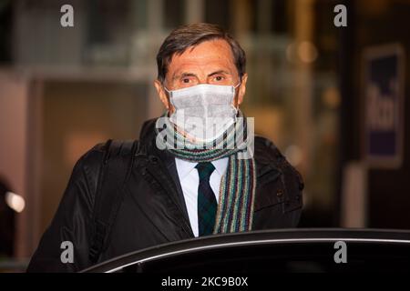 Alberto Mantovani attends Che Tempo Che Fa Tv Show on February 14, 2021 ...