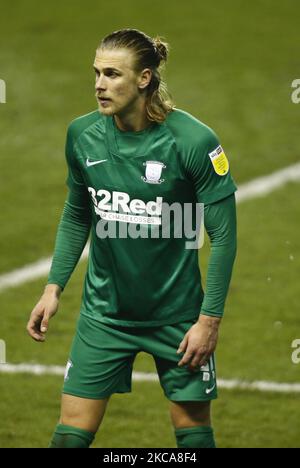 Preston North End's Brad Potts during the Sky Bet Championship match at ...
