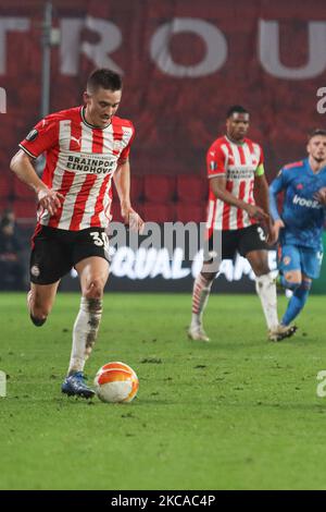 EINDHOVEN, NETHERLANDS - FEBRUARY 25: Ryan Thomas of PSV during the ...