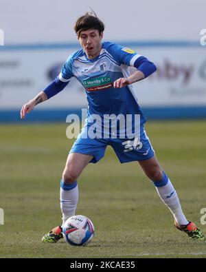 Jamie Devitt of Barrow during the Sky Bet League 2 match between Barrow ...