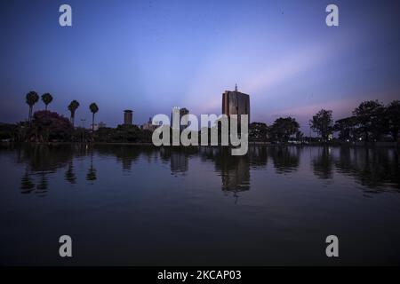 A Sunday afternon in Uhuru Park, in Nairobi, on march 7, 2021. (Photo ...