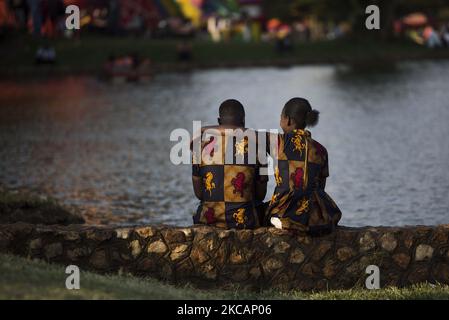 A Sunday afternon in Uhuru Park, in Nairobi, on march 7, 2021. (Photo ...