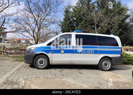 Turkish police patrol car Land Rover Range Rover L460 on highway Stock ...