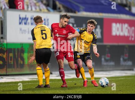 Mathias Hebo Rasmussen of Lyngby during the Superliga match between ...