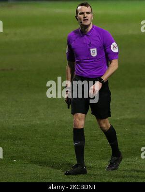 Referee Ben Speedie during the Sky Bet Championship match at Ewood Park ...