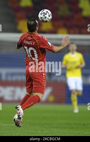 Goran Pandev during the FIFA World Cup Qatar 2022 qualification ...