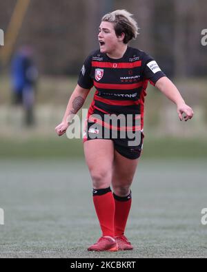 Robyn Lock of Gloucester Hartpury during the WOMEN'S ALLIANZ PREMIER ...