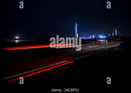 Starship SN11 at SpaceX's South Texas launch site in Boca Chica, Texas ...